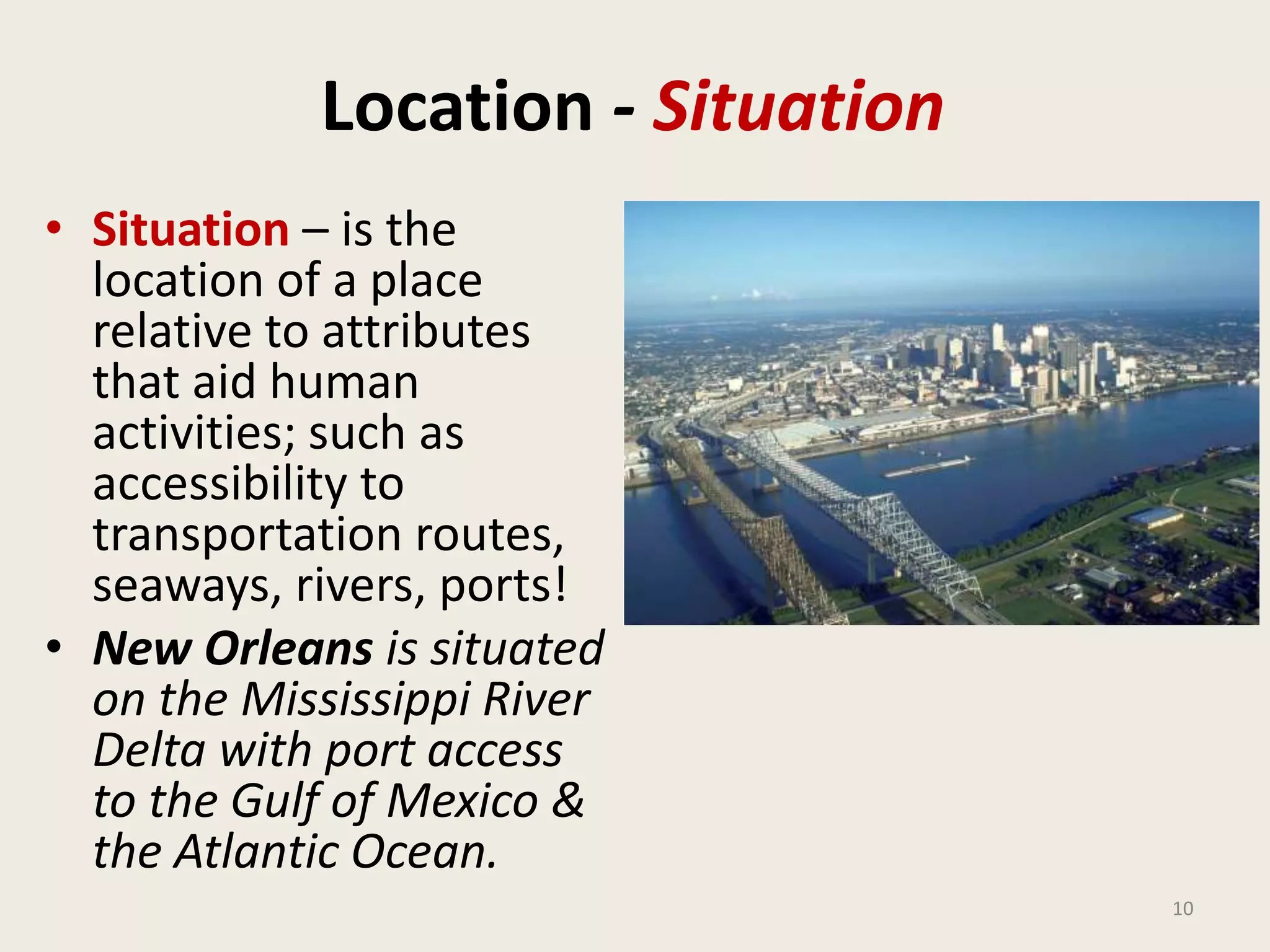 Ch 1 outline terms - Location and Spatial Analysis | PPT