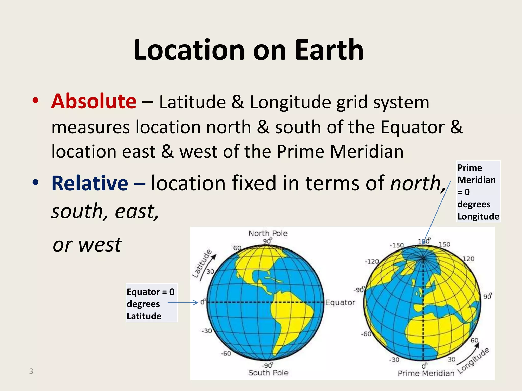 Ch 1 outline terms - Location and Spatial Analysis | PPT