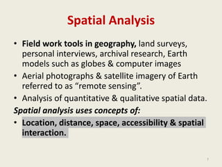 Ch 1 outline terms - Location and Spatial Analysis | PPT
