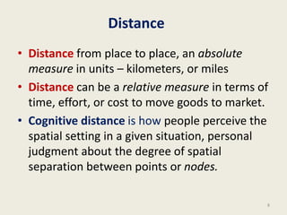 Ch 1 outline terms - Location and Spatial Analysis | PPT