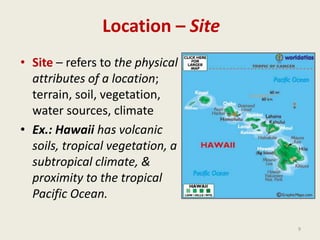 Ch 1 outline terms - Location and Spatial Analysis | PPT