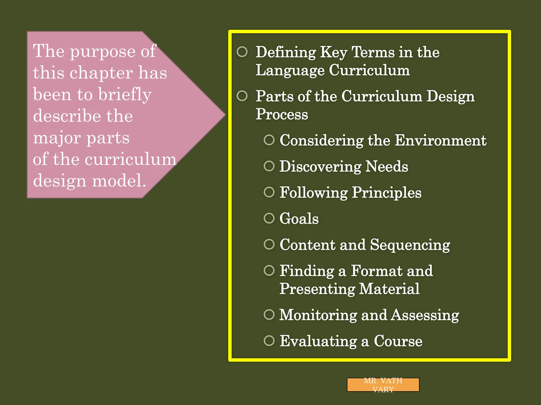 Ch 1 Overview of Language Curriculum Design.ppt