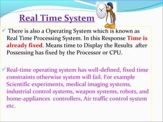 chapter 1 intoduction to operating system | PPT