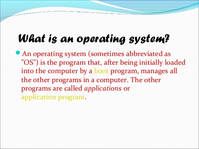 chapter 1 intoduction to operating system