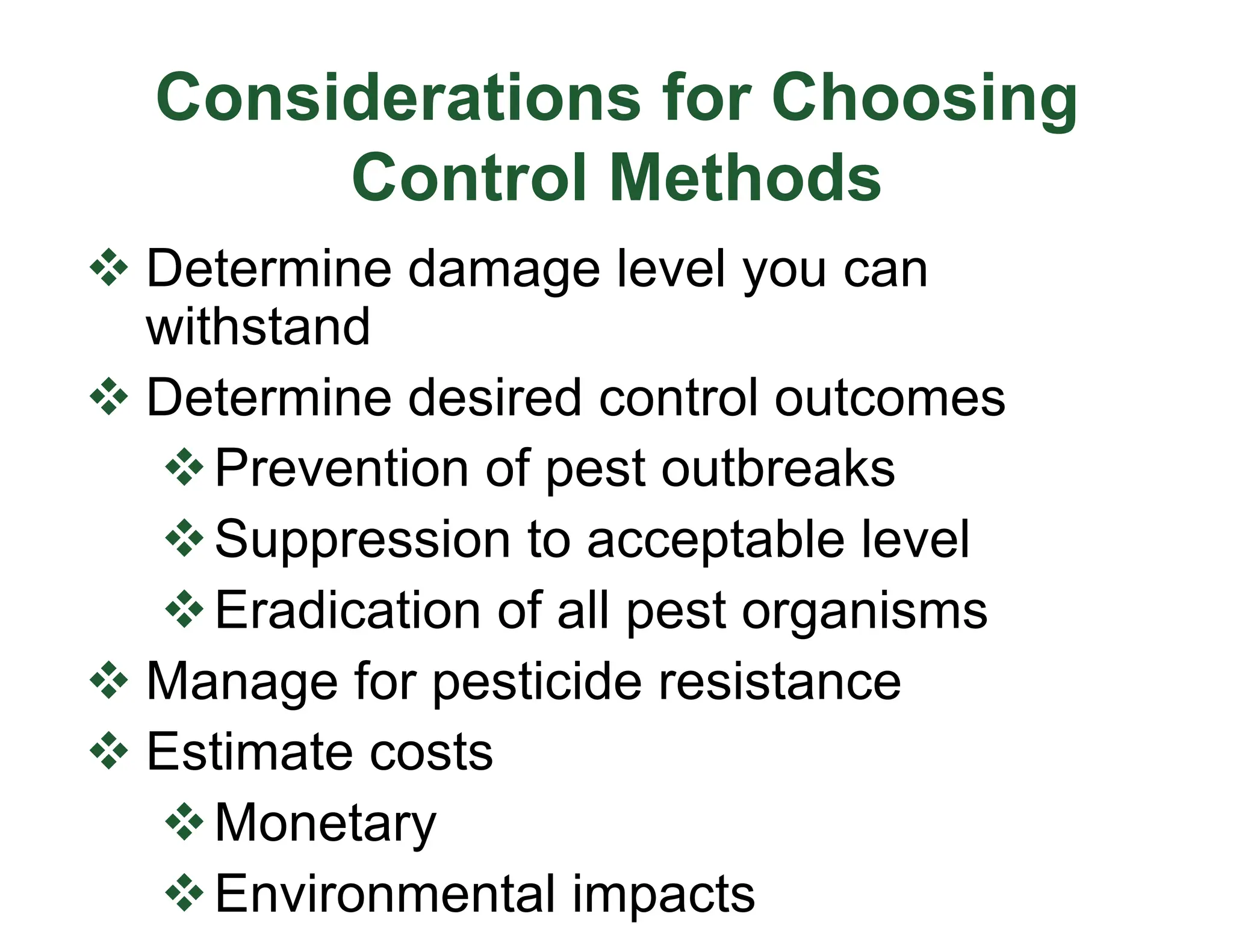 Pest Management and Control PowerPoint presentation | PDF