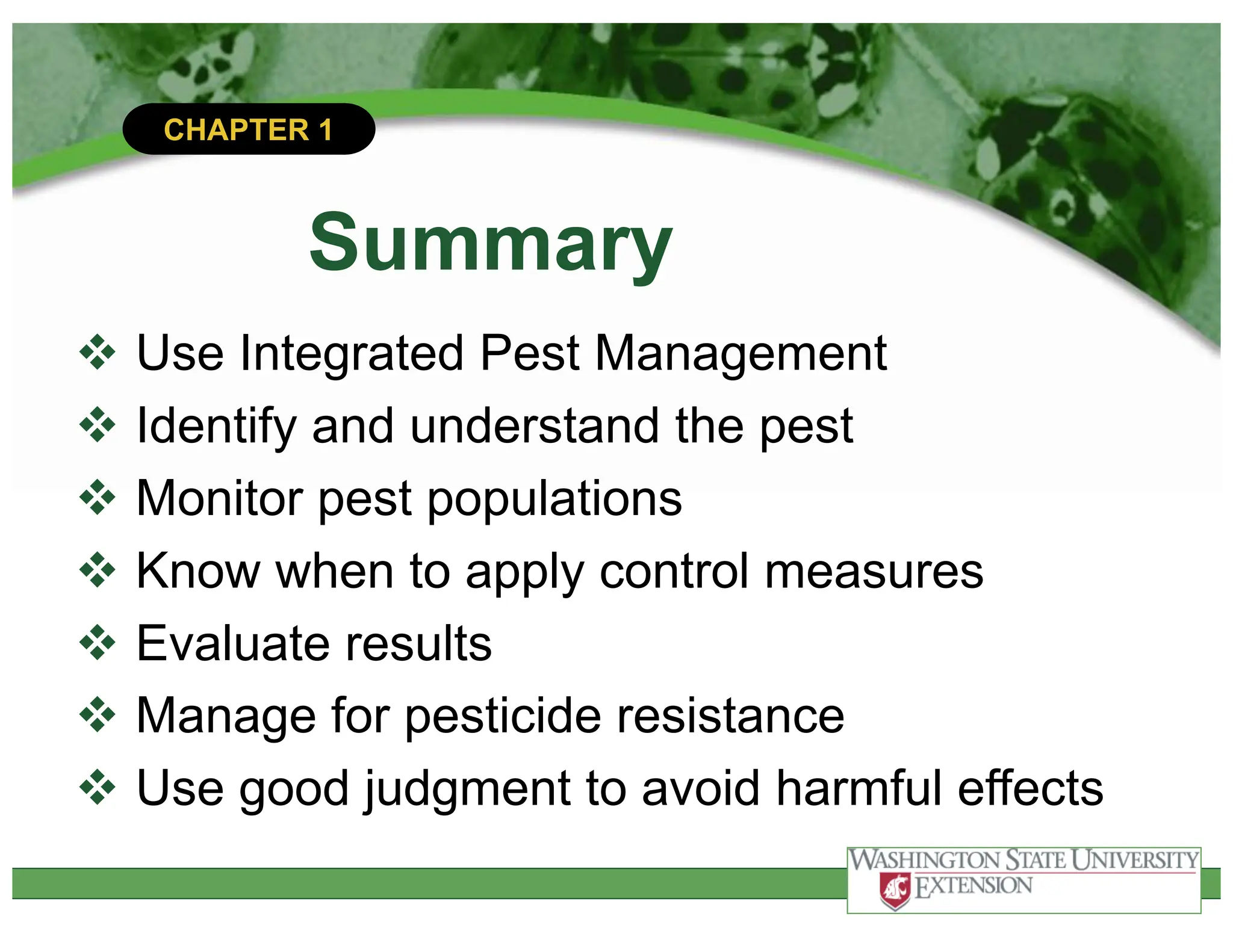Pest Management and Control PowerPoint presentation | PDF