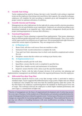CH 1 Principles of management of OCM 12th HSC BOARD | PDF