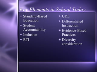 Sped in an Era of Inclusion and Standards | PPT