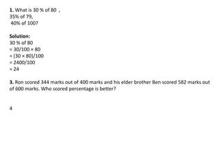 Ch1 ratio and proportion | PPTX