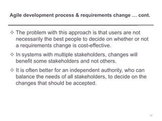 Requirements change - requirements engineering | PPT