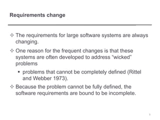 Requirements change - requirements engineering | PPT