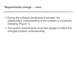 Requirements change - requirements engineering | PPT