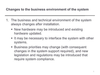 Requirements change - requirements engineering | PPT