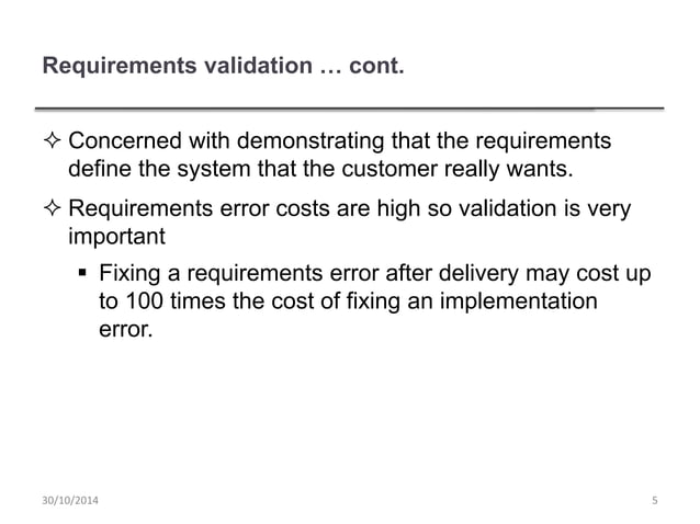 Requirements validation - requirements engineering | PPTX | Internet ...
