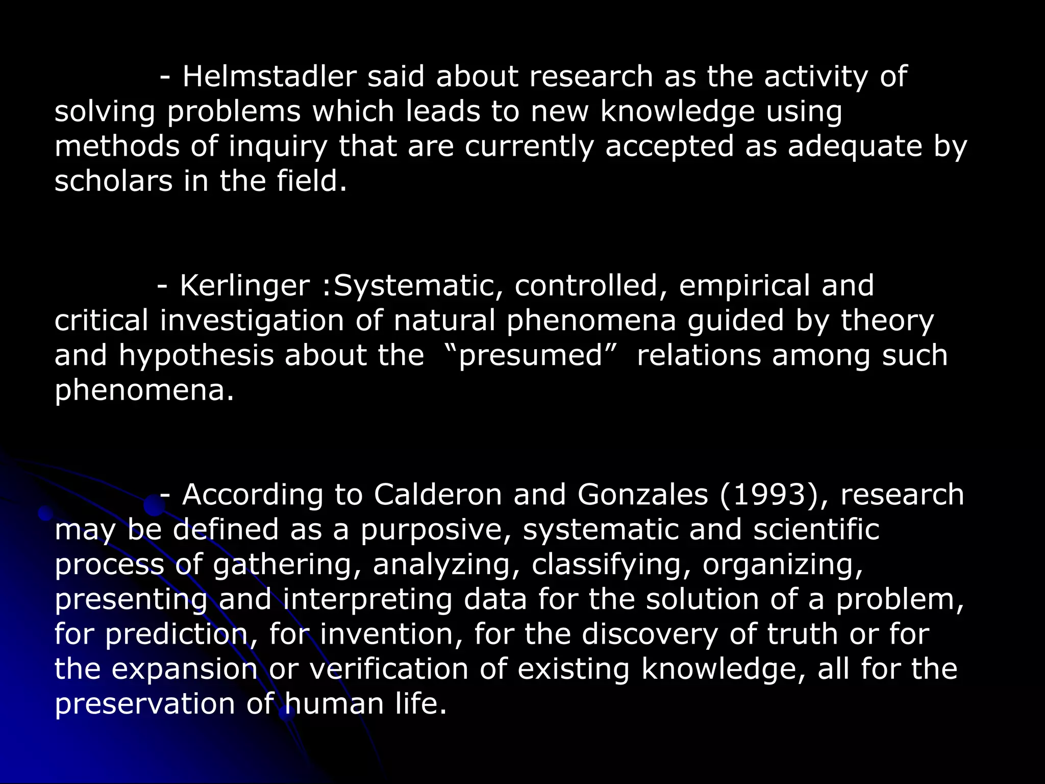 Ch 1 research perspective | PPT
