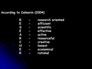 Ch 1 research perspective | PPT