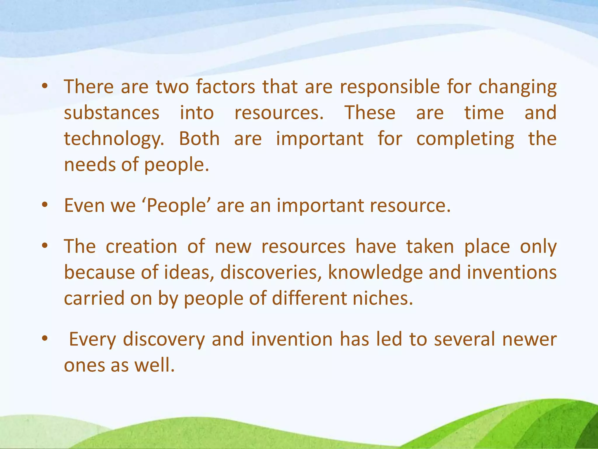 RESOURCES CLASS 8 | PPTX