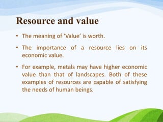 RESOURCES CLASS 8 | PPTX