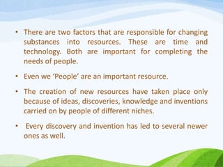 RESOURCES CLASS 8 | PPTX