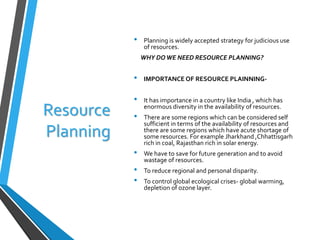 Ch 1 Resources 2 environmental development | PPT