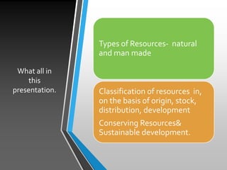 Ch 1 Resources 2 environmental development | PPT
