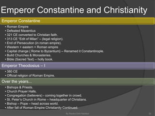 Ch1 rise of christianity | PPTX