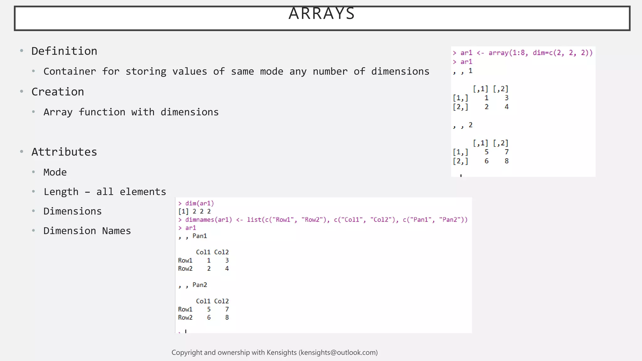 R DATA STRUCTURES 1 | PPT