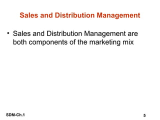 Introduction to Sales and Distribution Management | PPT