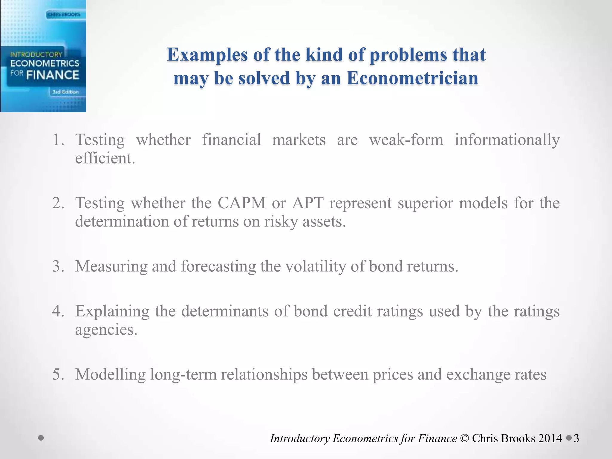 Econometrics | PPT