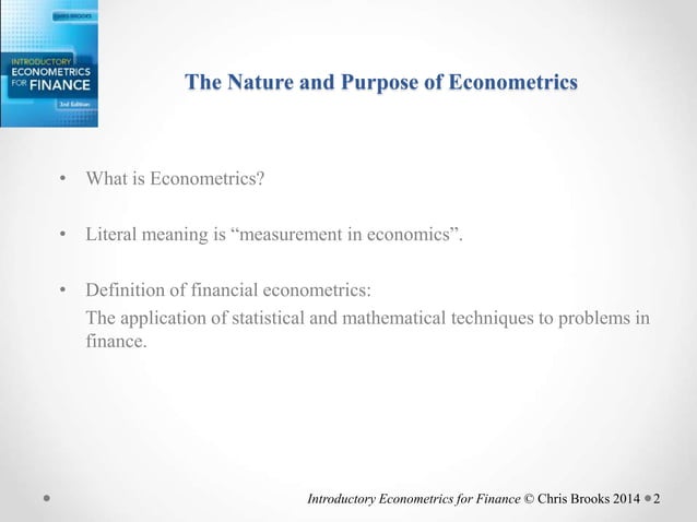 Econometrics | PPT