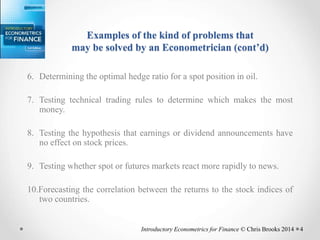 Econometrics | PPT