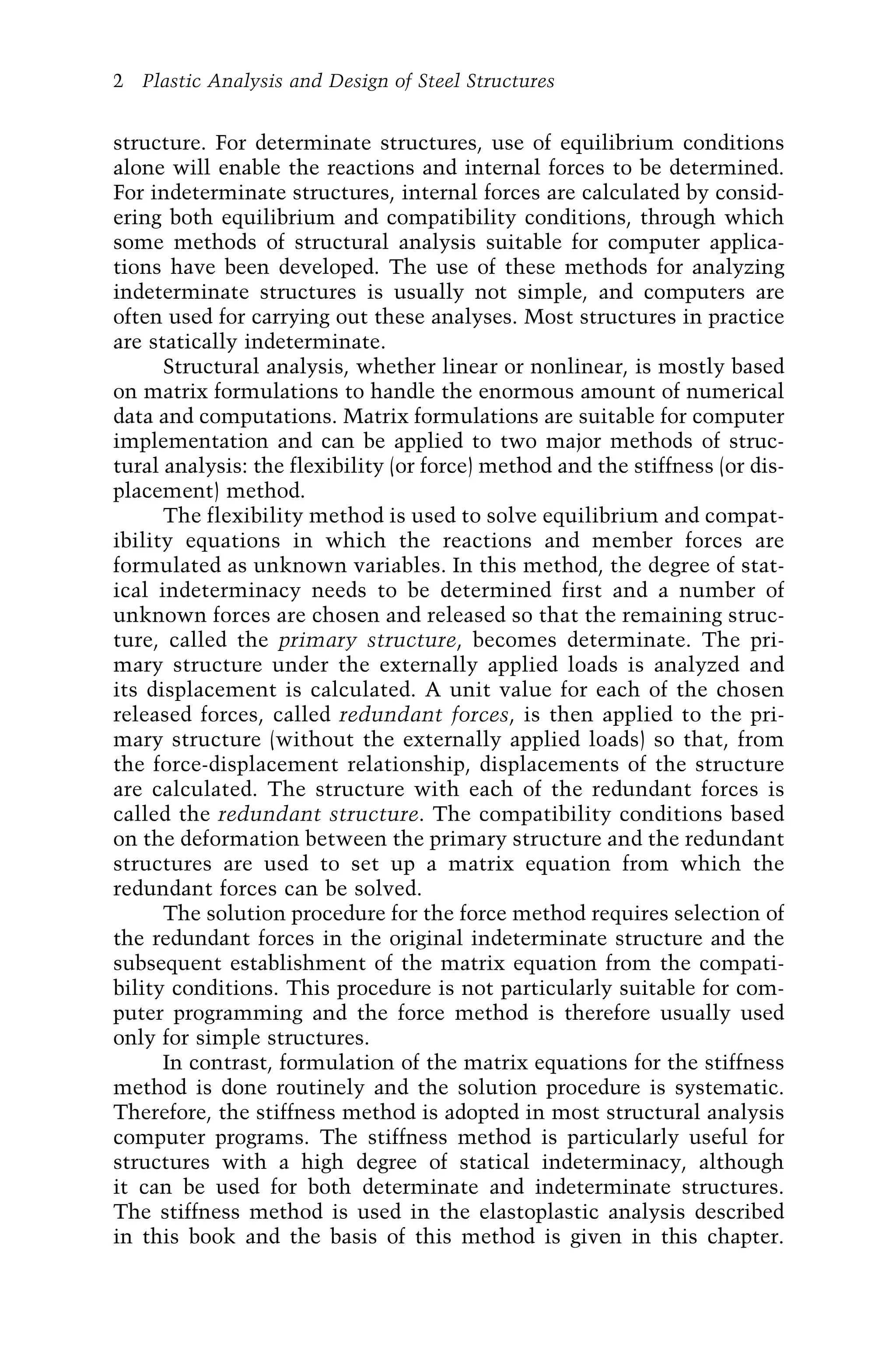 Ch 1 structural analysis stiffness method | PDF