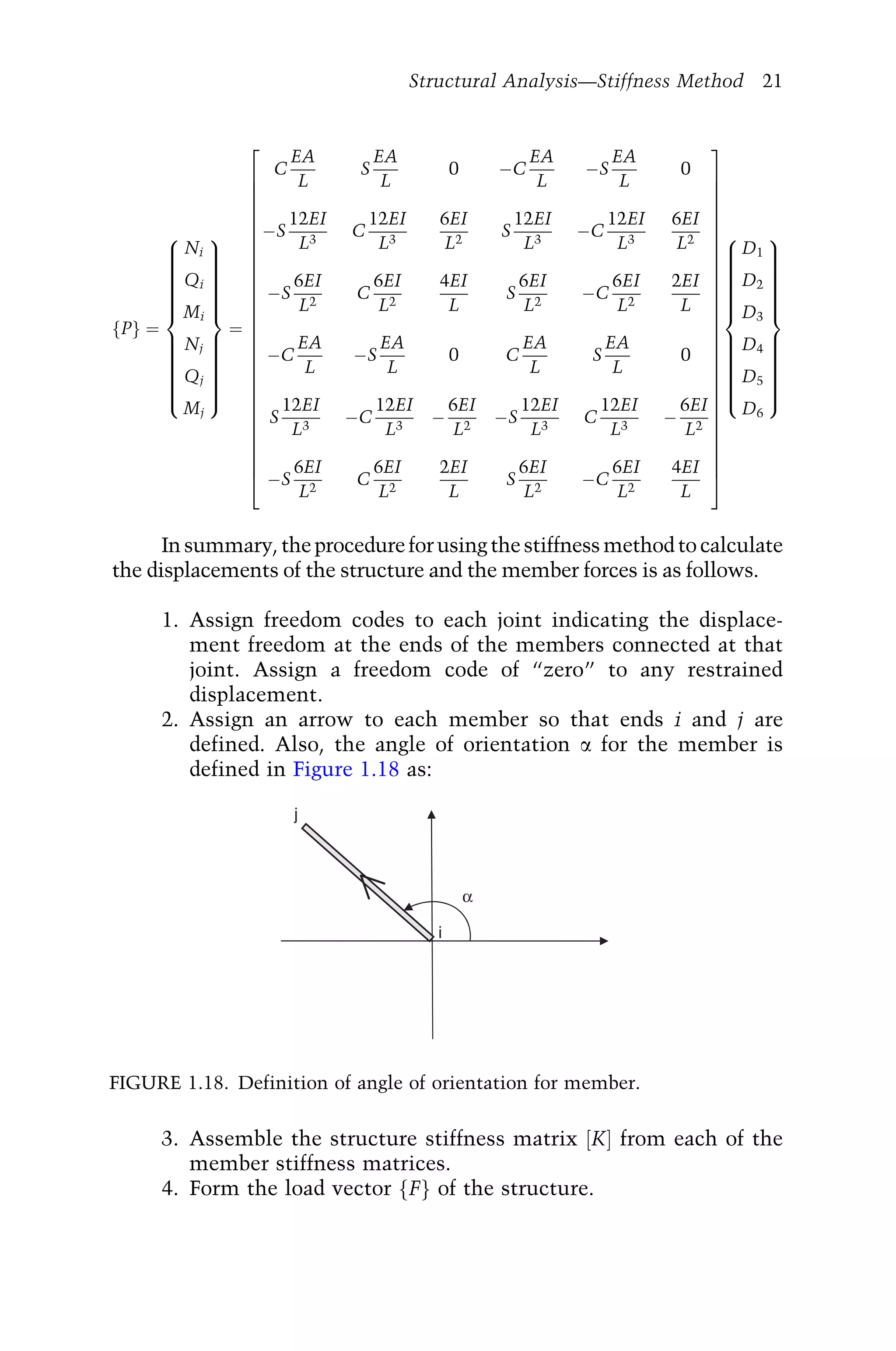 Ch 1 structural analysis stiffness method | PDF
