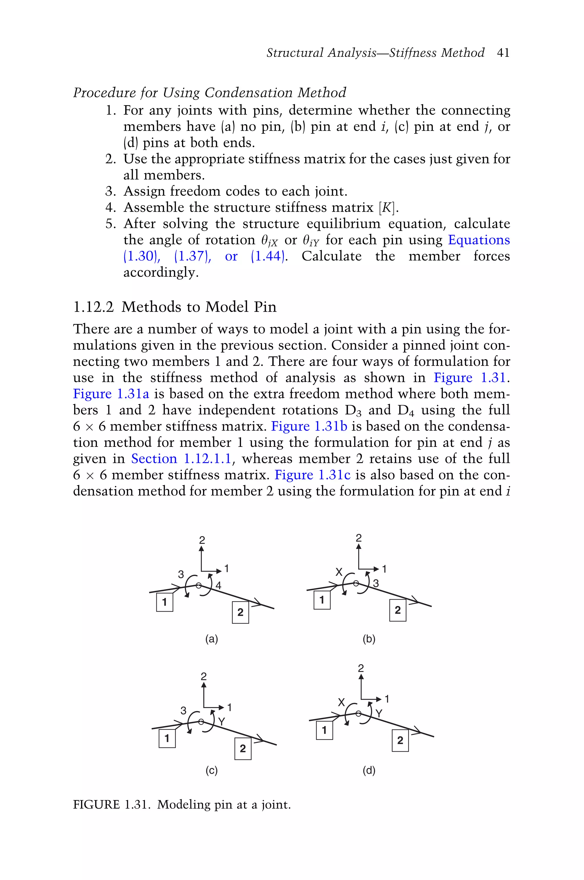 Ch 1 structural analysis stiffness method | PDF