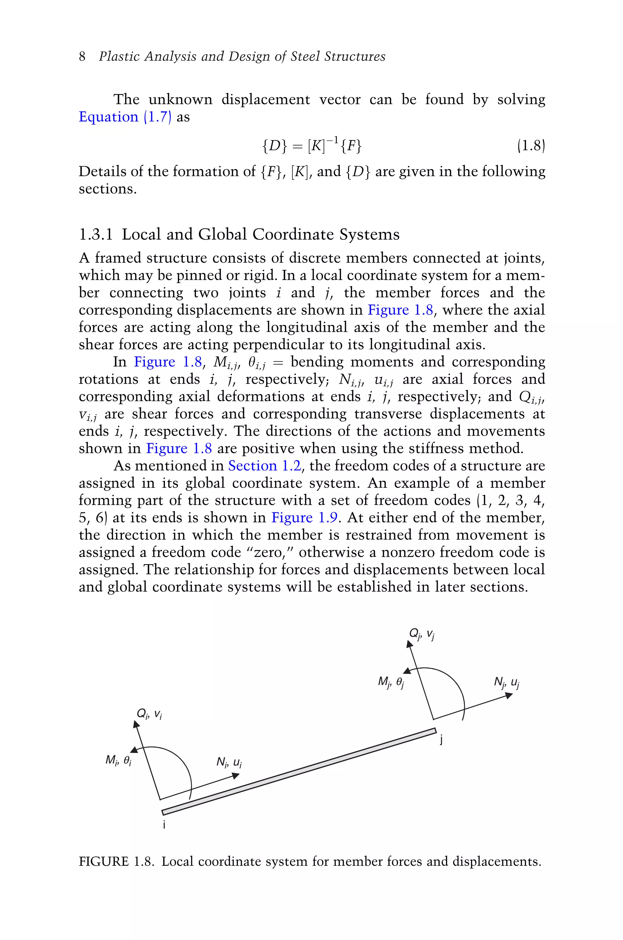 Ch 1 structural analysis stiffness method | PDF