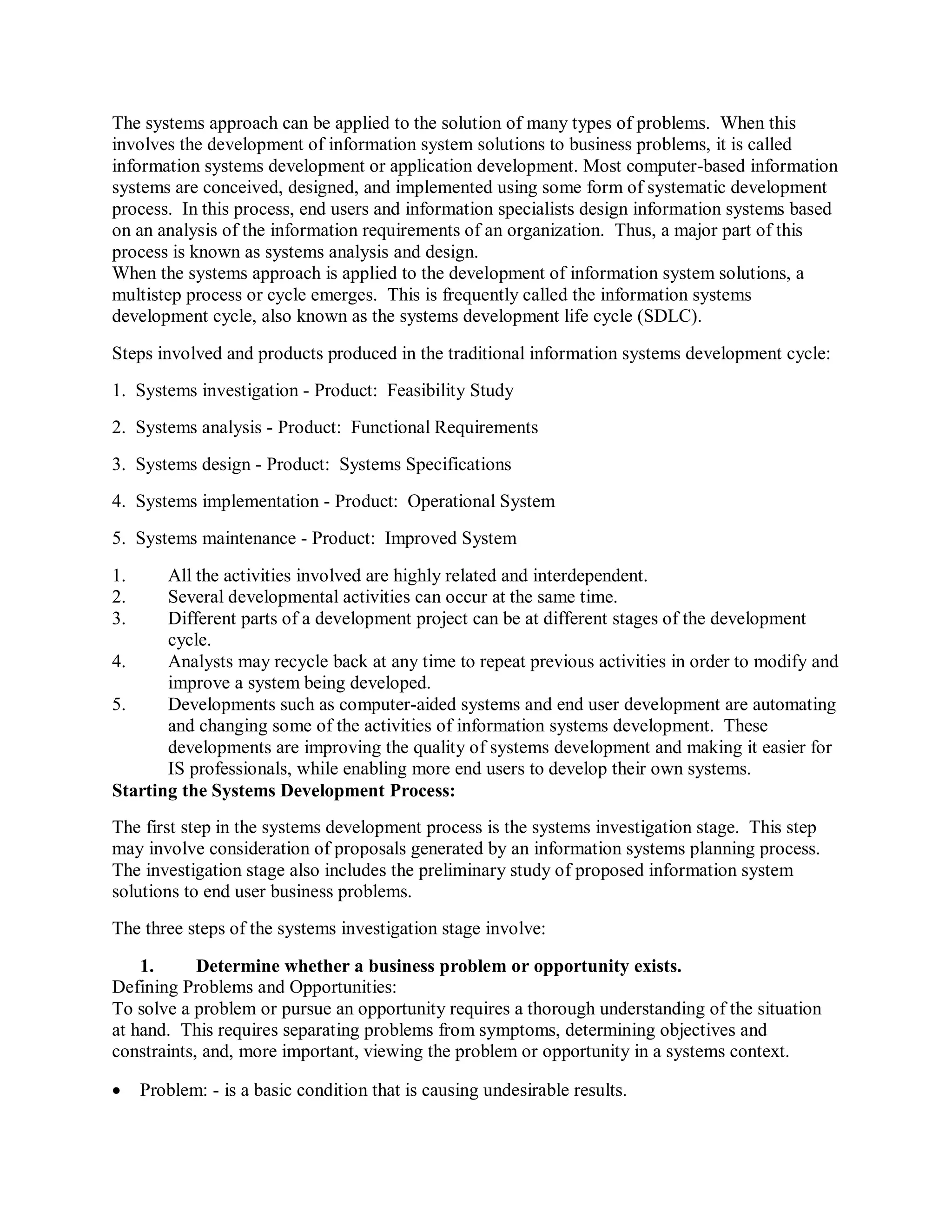 System and System Information System | PDF