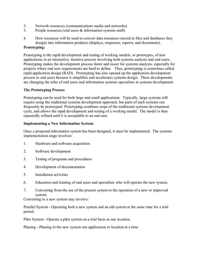 System and System Information System | PDF