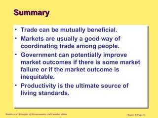 Chapter 1 Ten Principles of Economics by mankiw | PPT