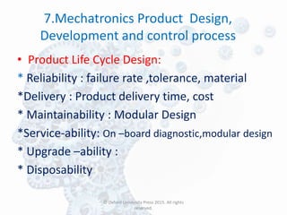 CH 1 Understanding Mechatronics Final.pptx | Robotics | Technology & Computing