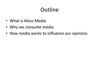 Ch1_Understanding Mass Media | PPT