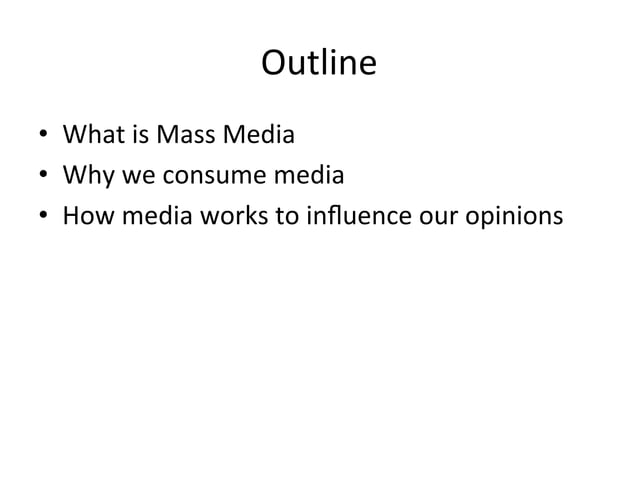 Ch1_Understanding Mass Media | PPT