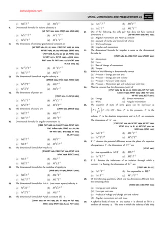 ch=1 Units, Dimensions and Measurement.pdf | Physics | Science