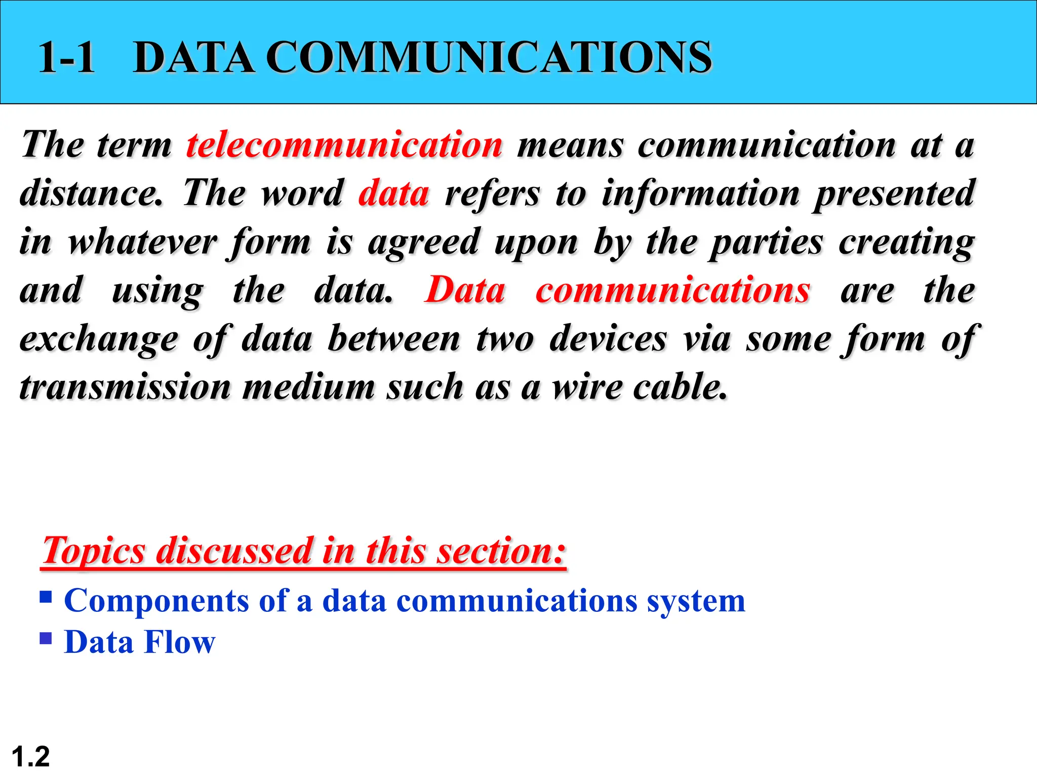 Chapter 1 Introduction (Data Communication by Forouzan) | PPT | Computer Networking | Computing