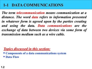 DATA COMMUNICATIONS | PPT