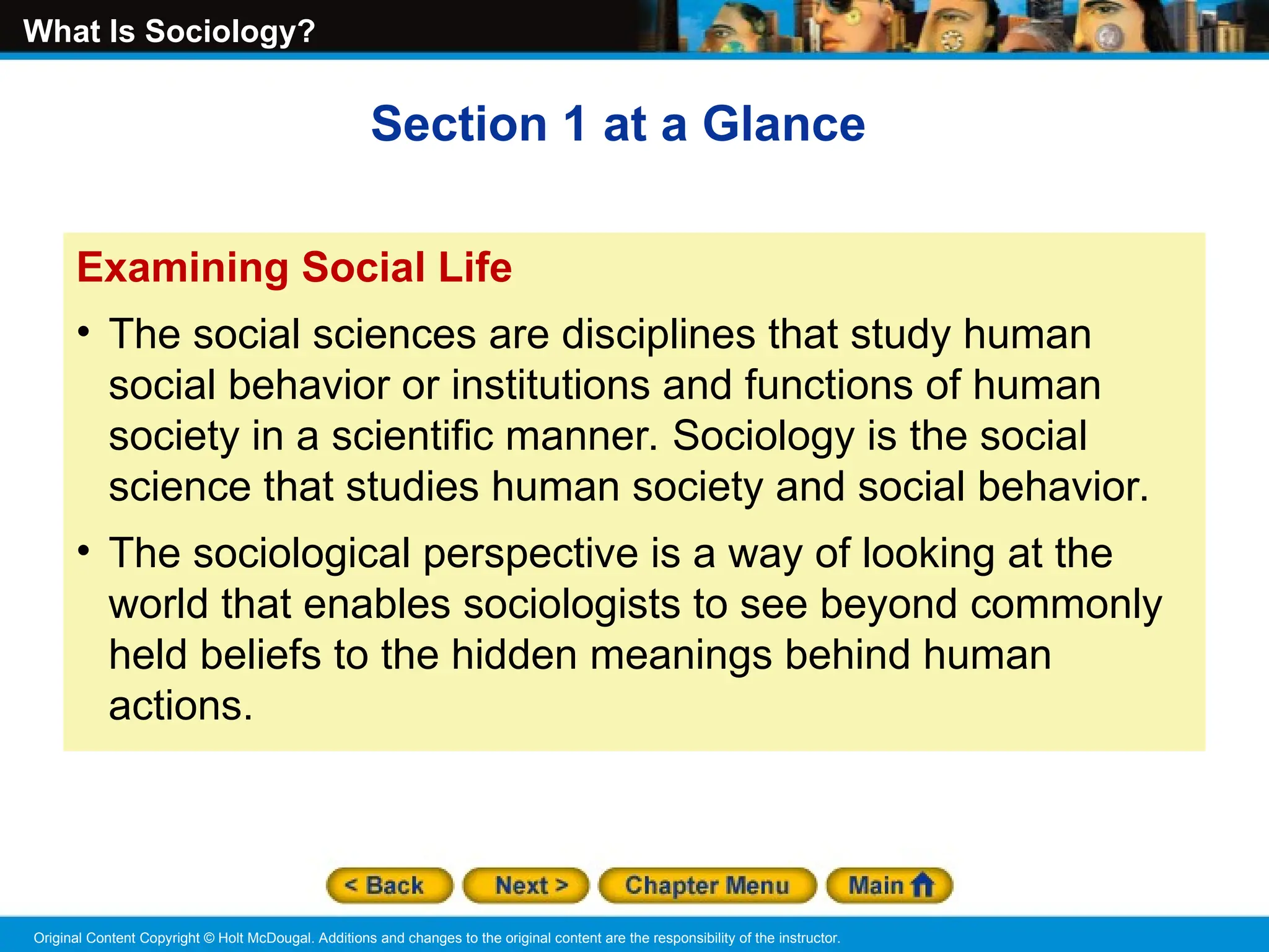 ch1 What is sociology.ppt Introduction to sociology | PPT