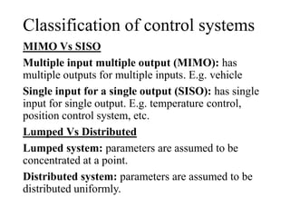 Introduction to Control Systems Engineering | PDF