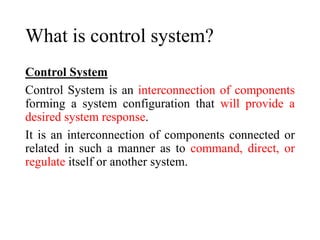 Introduction to Control Systems Engineering | PDF