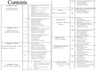 Introduction to Control Systems Engineering | PDF