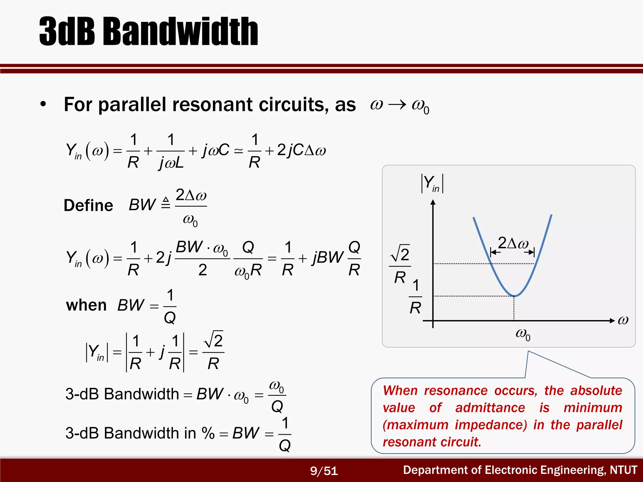 RF Circuit Design - [Ch2-1] Resonator and Impedance Matching | PDF