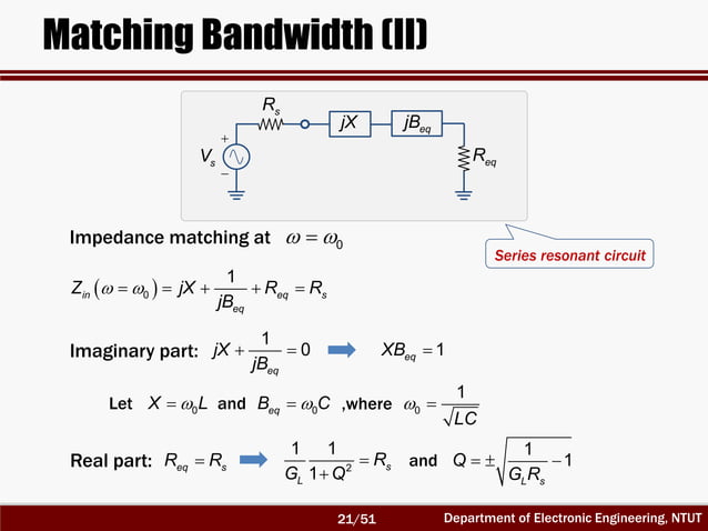 RF Circuit Design - [Ch2-1] Resonator and Impedance Matching | PDF